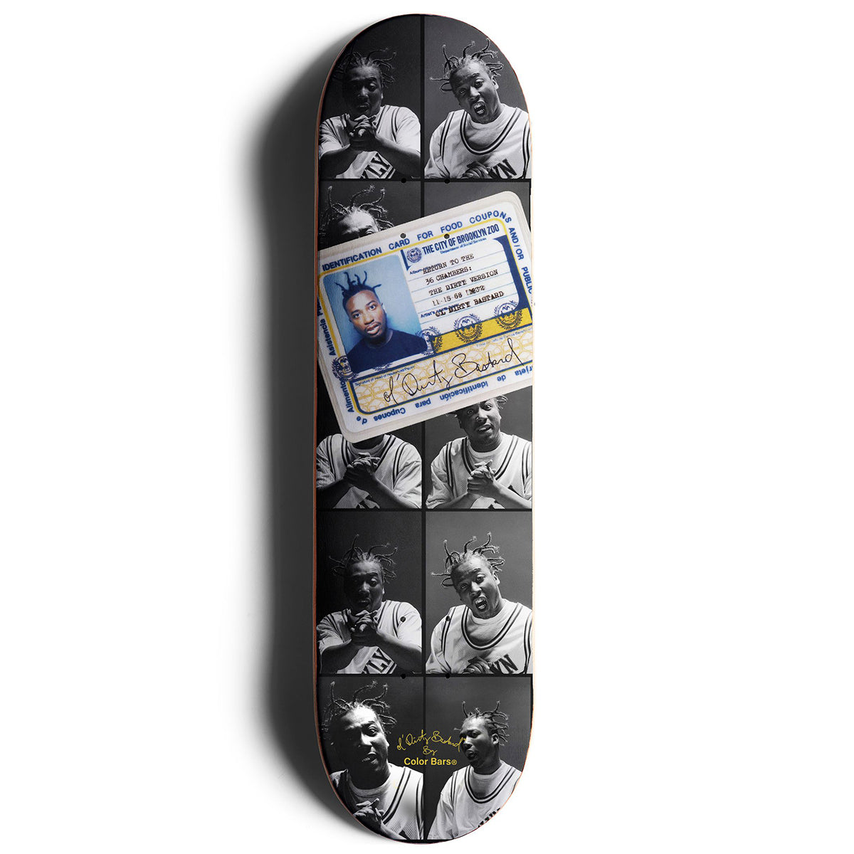 Color Bars Deck x ODB ID Card 8.25" | Underground Skate Shop