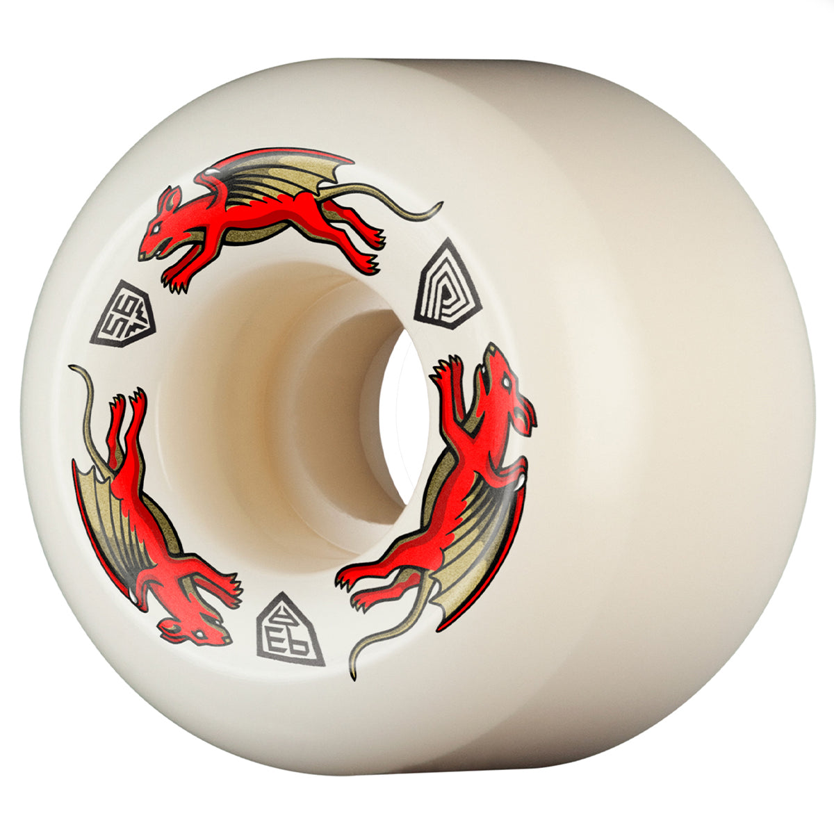 Powell Peralta Dragon Formula Nano Rat Wheels 93a 56mm AA2 Shape ...